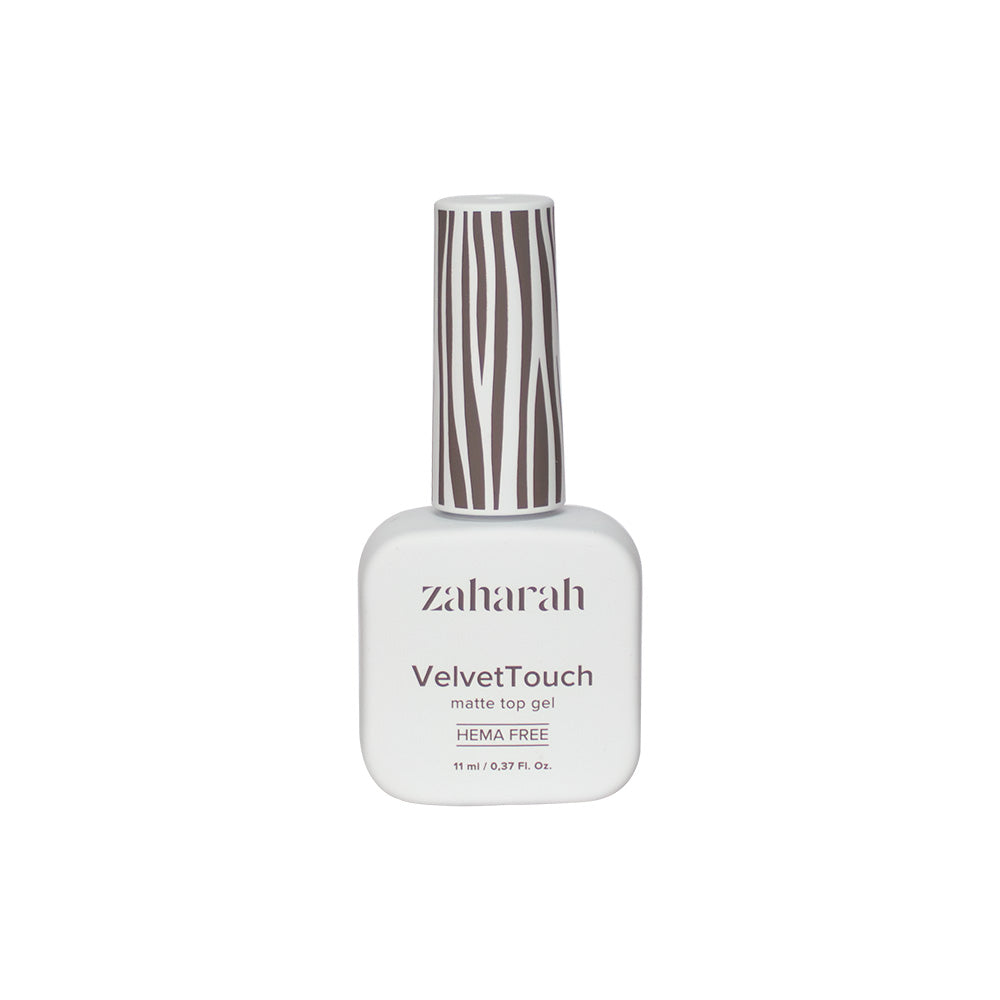 Zaharah VelvetTouch | Matte No-Wipe Top Gel for Velvet Finish